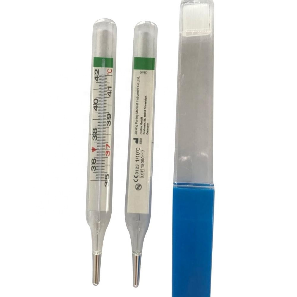Mercury-Free Medical Gallium Alloy Glass Thermometer Customizable FN-W